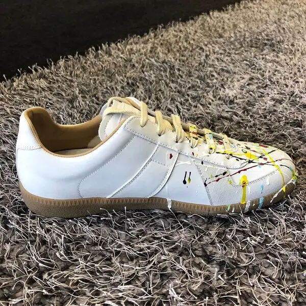 MAISON MARGIELA Paint Replica Sneakers - White