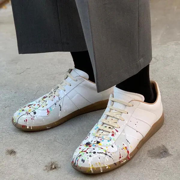 MAISON MARGIELA Paint Replica Sneakers - White