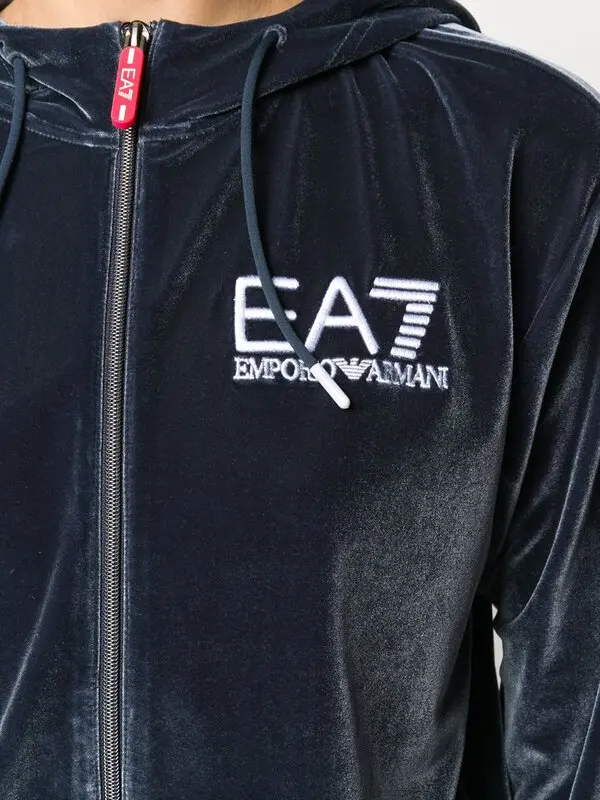 EA7 Velour Hoodie