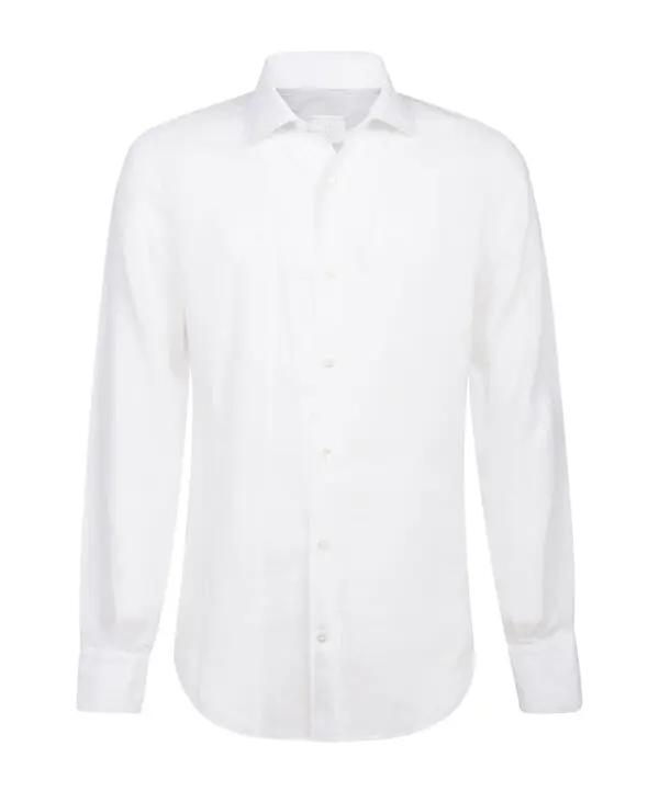 Eleventy Long Sleeve Shirt - White