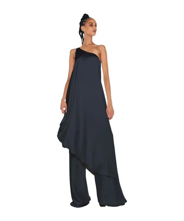 Norma Kamali One-shoulder Asymmetric Dress
