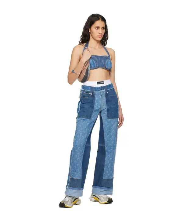 MARINE SERRE Regenerated Bra Underwear