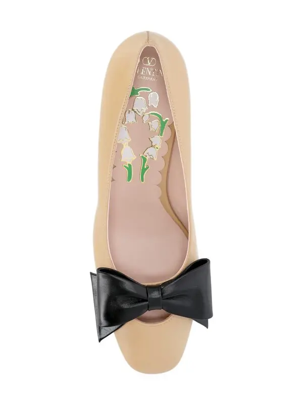 Valentino Garavani Bow Detailing Pumps - Beige