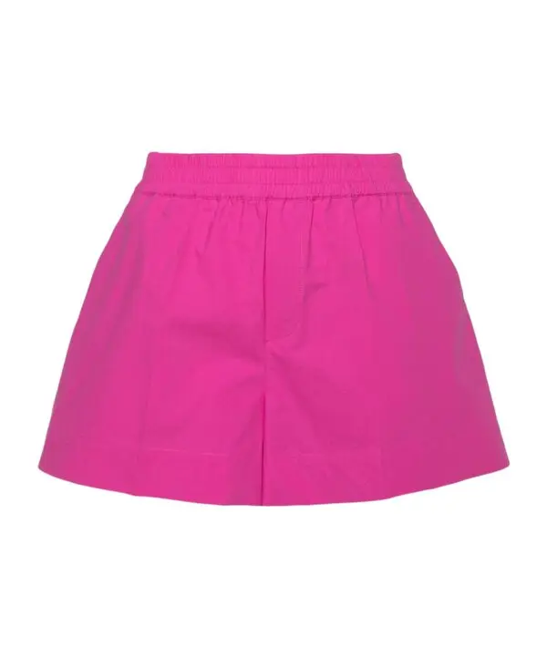 P.a.r.o.s.h Elasticated-waist Cotton Shorts - Pink