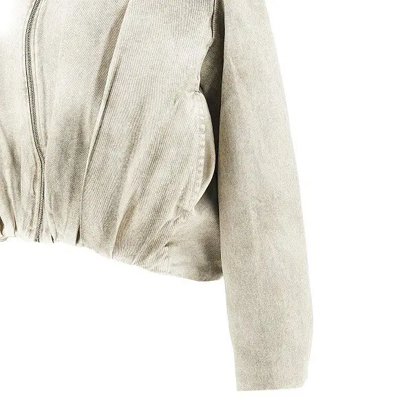 Loewe Draped Denim Jacket - Light Gray