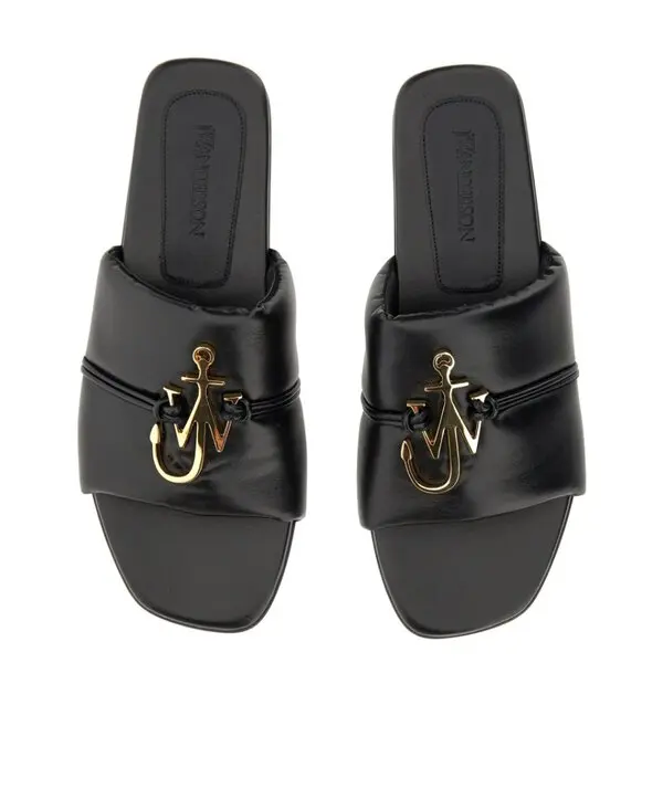J.W.ANDERSON Anchor Plaque Slip-on Sandals