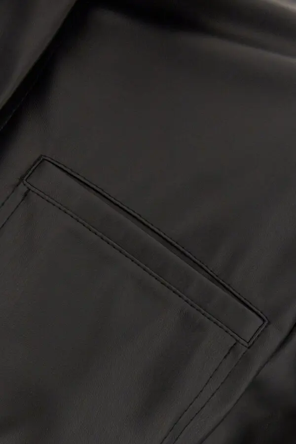 Hugo Boss Long Sleeved Concealed Button Shirt With Patch Pocket