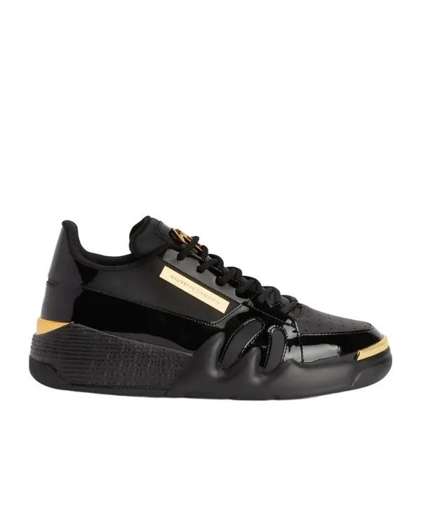 GIUSEPPE ZANOTTI Talon Chunky Leather Sneakers - Black