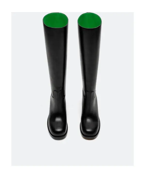 Bottega Veneta Round Toe Heeled Boots