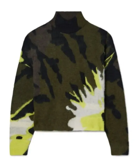 Amiri Jacquard Knitted Sweater