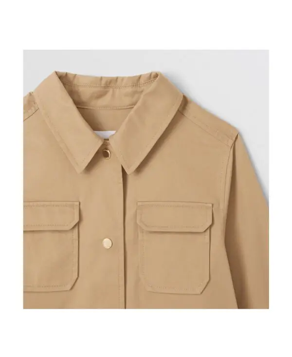 Burberry Long Sleeve Logo Blouse Dress