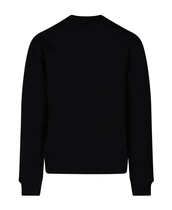 Dsquared2 Logo Printed Crewneck Sweatshirt - Black