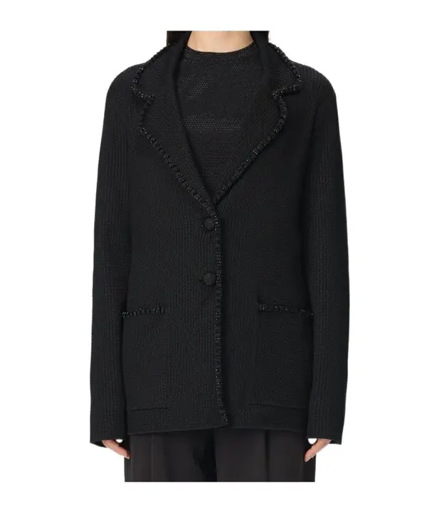 Emporio Armani Beaded Trim Jacket