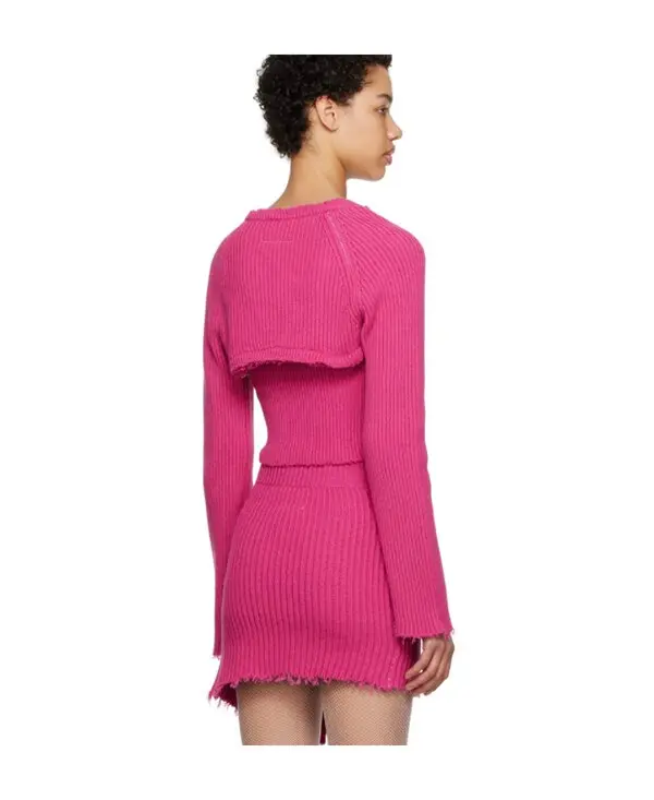 MAISON MARGIELA Long-sleeved Woolen Cardigan