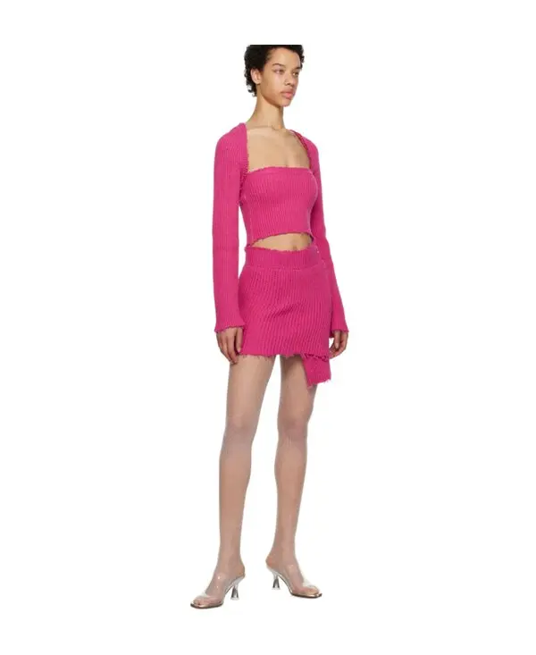 MAISON MARGIELA Long-sleeved Woolen Cardigan