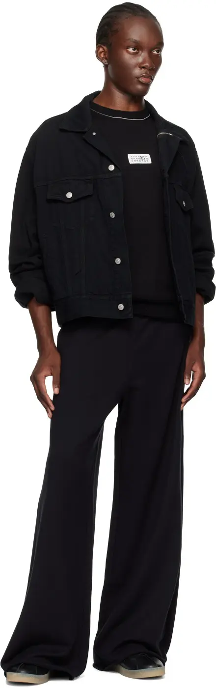 MAISON MARGIELA Crewneck Jumper With Logo Patch