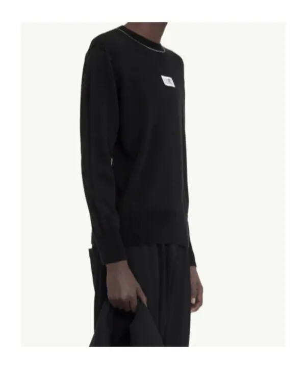 MAISON MARGIELA Crewneck Jumper With Logo Patch