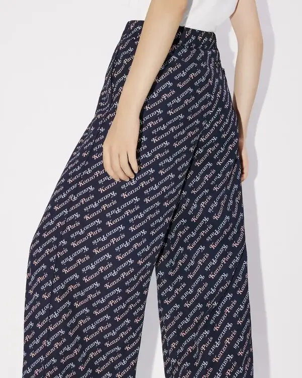 Kenzo All Over Logo Pajama Pants