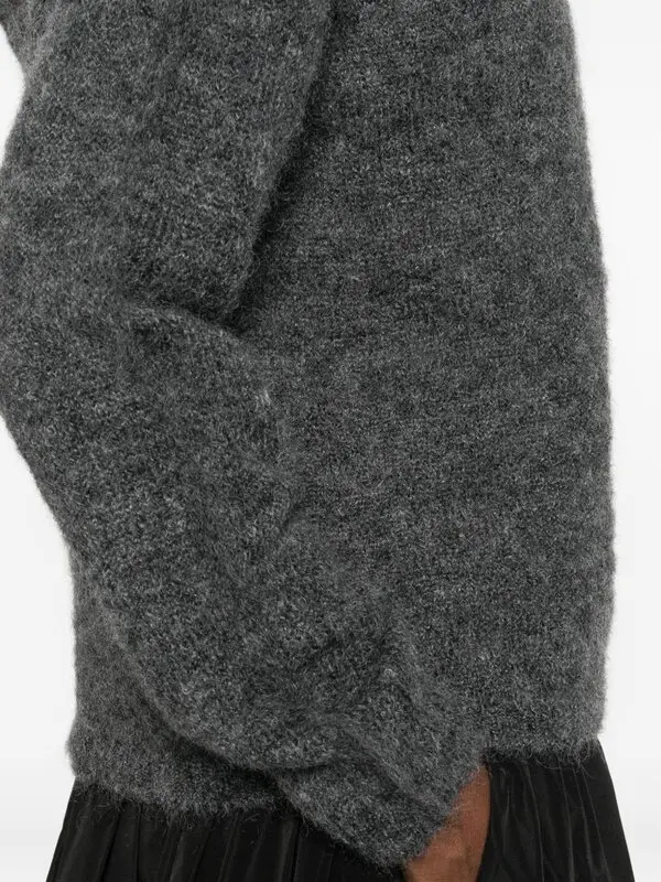 Max Mara Knitted Hoodie - Black