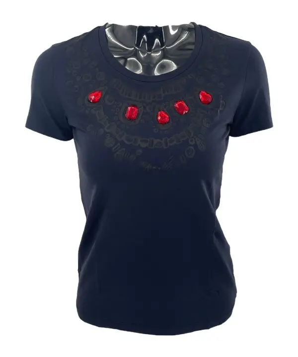 Emporio Armani Logo Embellished T-shirt