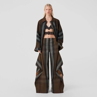 Burberry Checked Long-sleeve Jacket