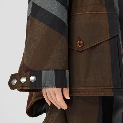 Burberry Checked Long-sleeve Jacket