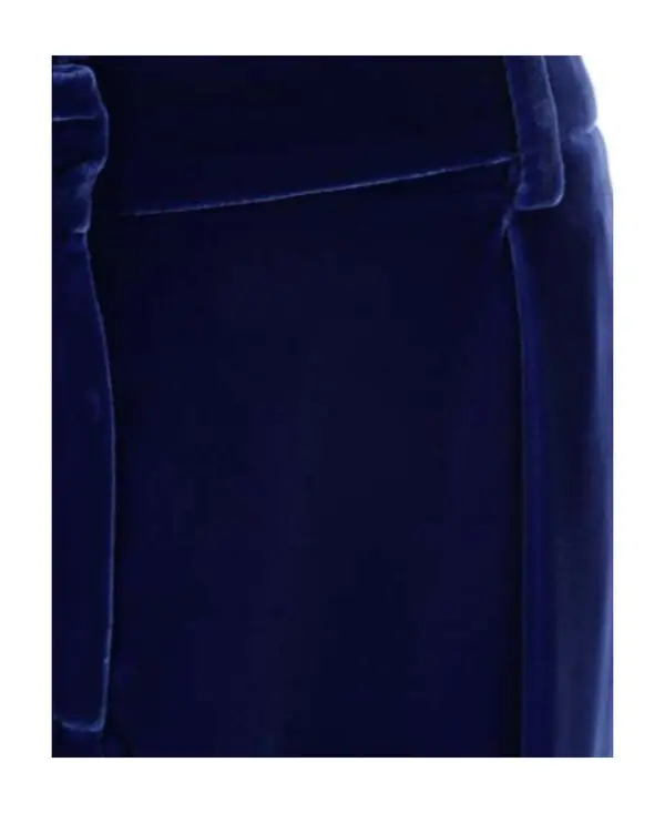 Giorgio Armani Mid-rise Velvet Trousers