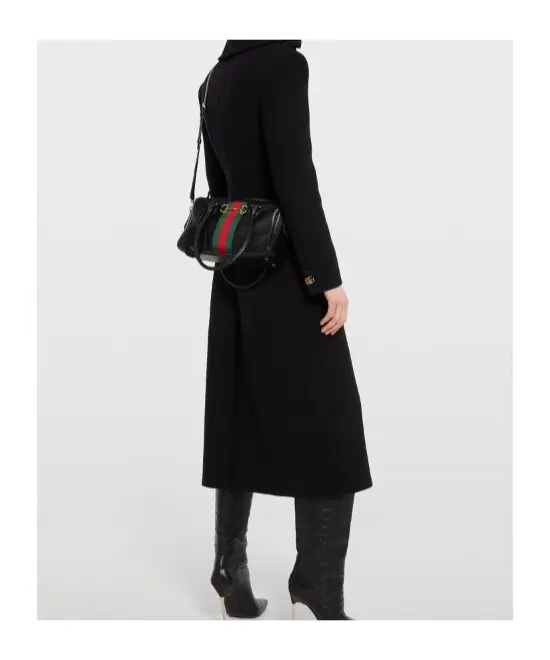 Gucci Medium Boston Bag With Horsebit Detail - Black