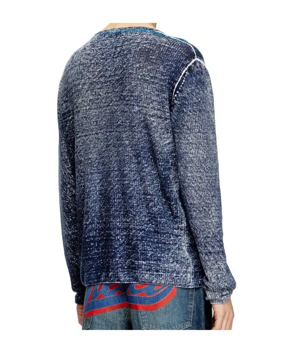 DIESEL® K-rod Crewneck Sweatshirt With Graphic Print