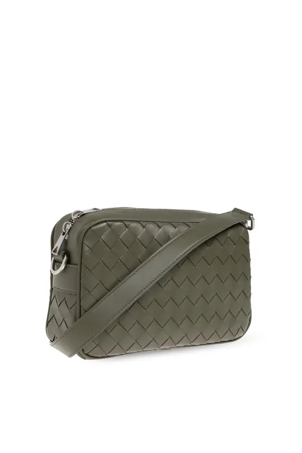 Bottega Veneta Zippered Shoulder Bag - Green