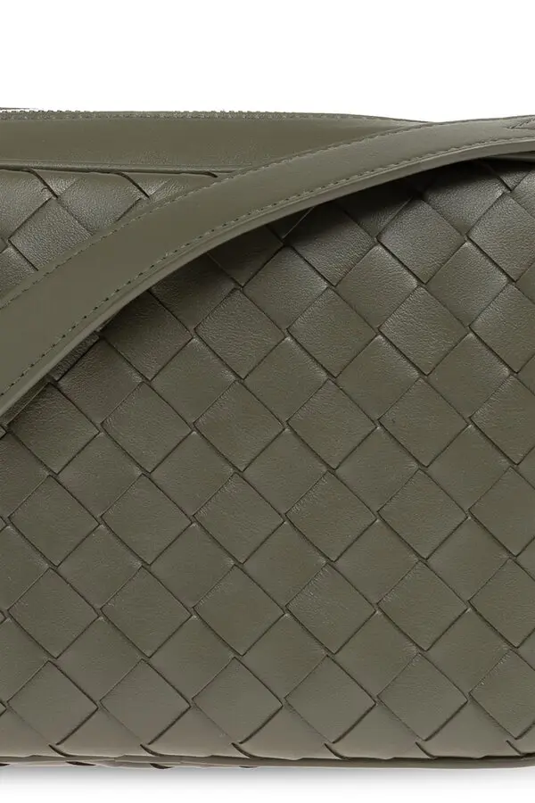 Bottega Veneta Zippered Shoulder Bag - Green