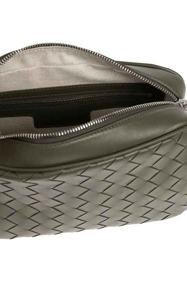 Bottega Veneta Zippered Shoulder Bag - Green