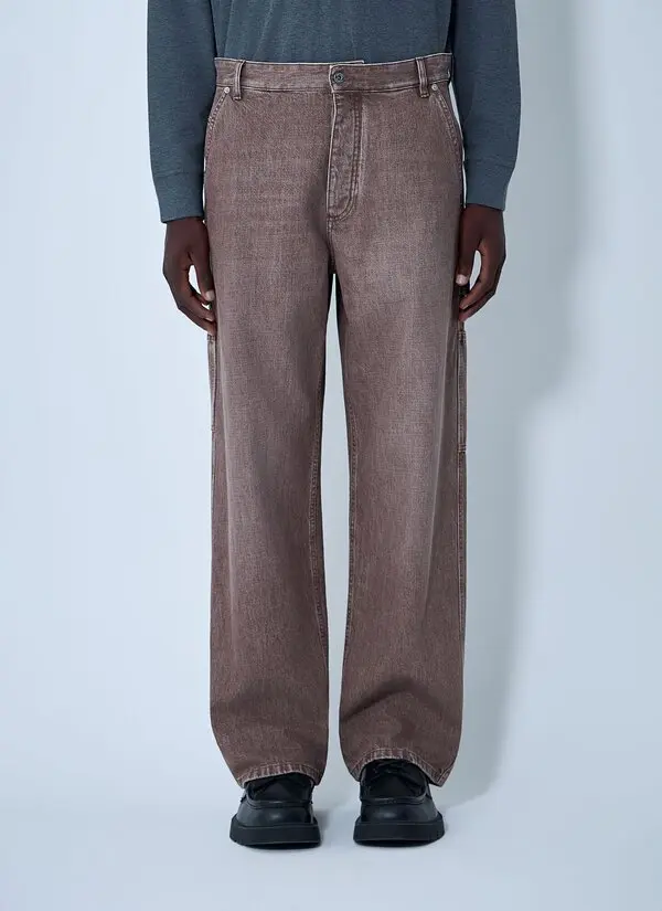 Bottega Veneta Washed Denim Trousers