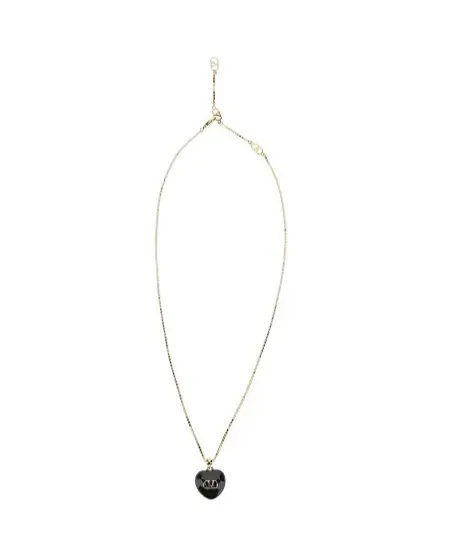 Valentino Garavani Heart-pendant Necklace - Yellow