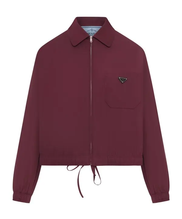 Prada Zip-up Drawstring Jacket
