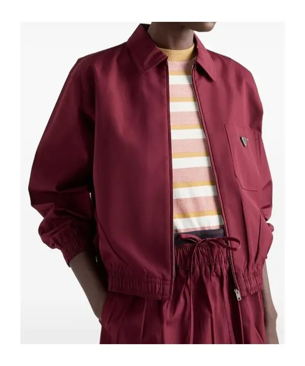 Prada Zip-up Drawstring Jacket