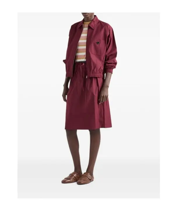 Prada Zip-up Drawstring Jacket