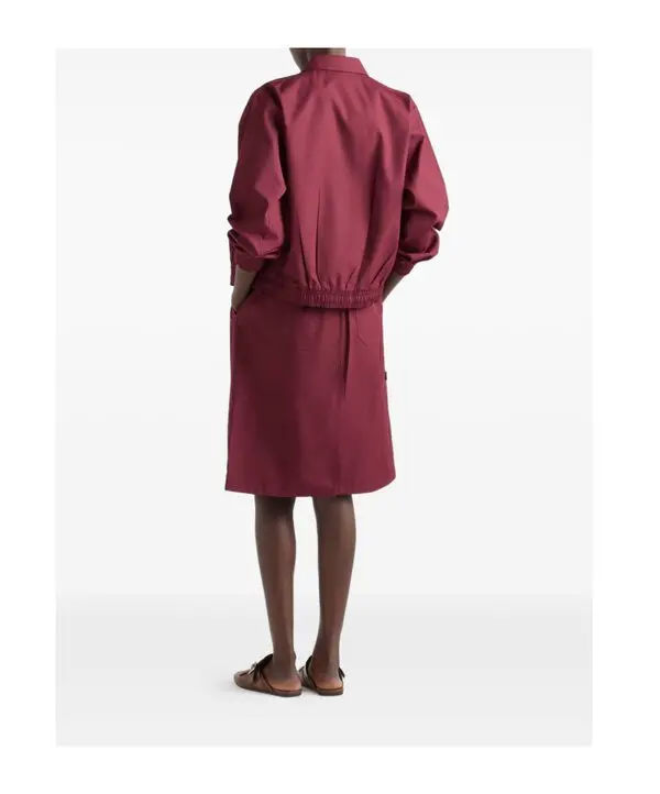 Prada Zip-up Drawstring Jacket