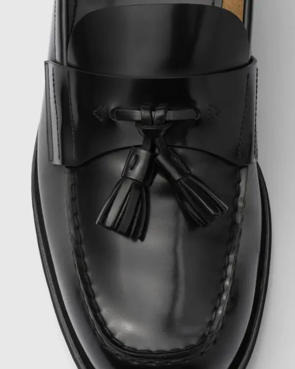 Prada Tassel Detail Slip-on Loafers