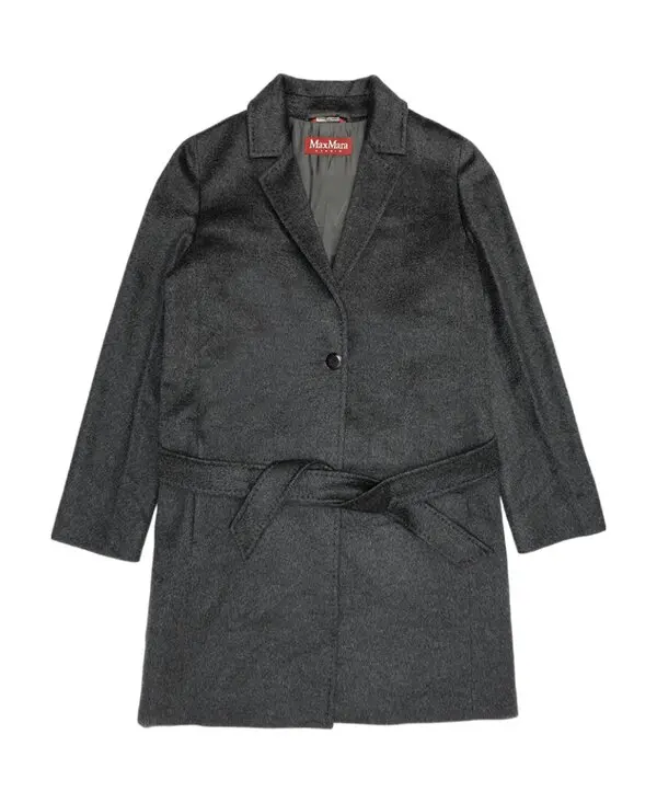 Max Mara Long-sleeved Belted Coat