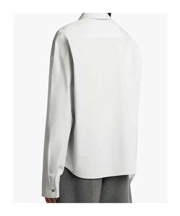 Khaite Argo Cotton Poplin Shirt