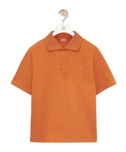 Loewe Anagram Embroidered Polo Shirt