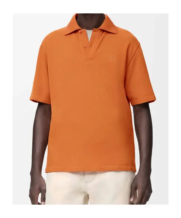 Loewe Anagram Embroidered Polo Shirt