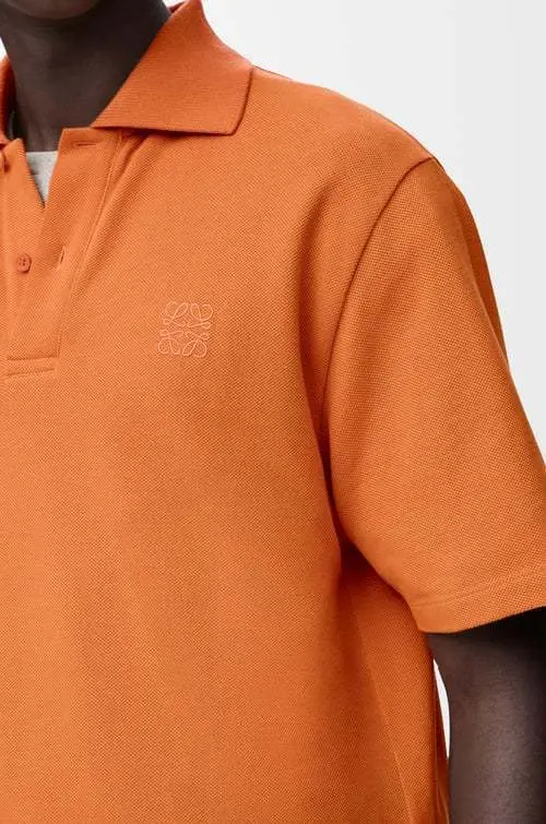 Loewe Anagram Embroidered Polo Shirt
