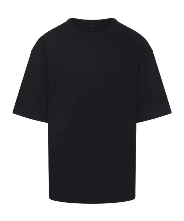 LEMAIRE Short Sleeve Crewneck T-shirt - Black