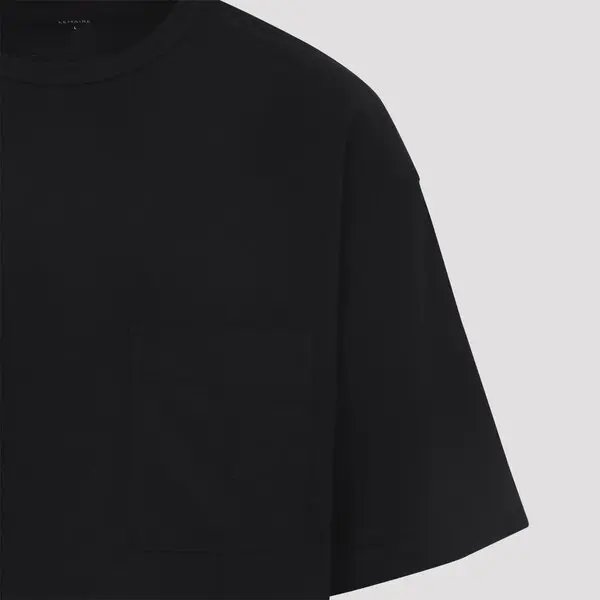 LEMAIRE Short Sleeve Crewneck T-shirt - Black