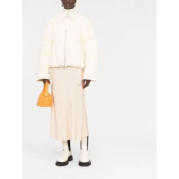 JIL SANDER Quilted Down Jacket - Nude