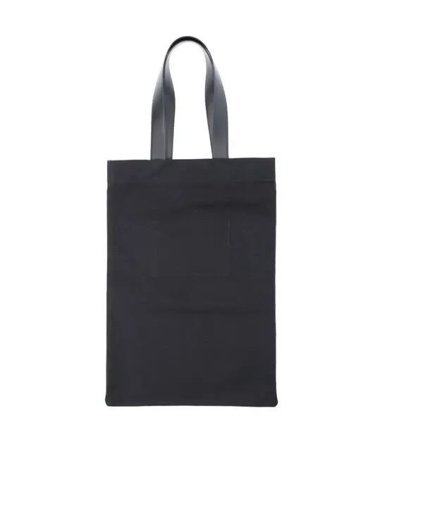 JIL SANDER Logo Printed Tote Bag