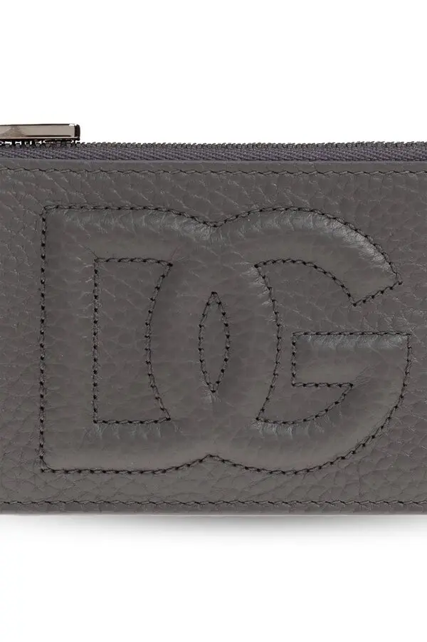 Dolce & Gabbana Dolce Gabbana Logo Embossed Zipped Wallet