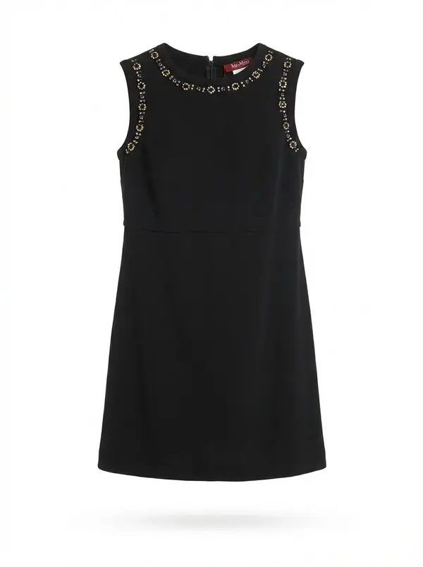 Max Mara Embellished Sleeveless Top - Black
